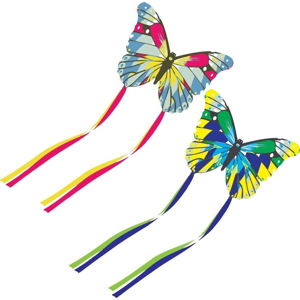 2x Brookite Mini Butterfly Kite Kids/Children Outdoor Fun Play 40cm ...