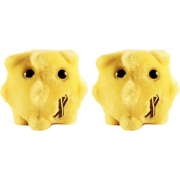 2x Giant Microbes Hepatitis Human Biology Soft Plush Cuddle Stuffed Toy ...