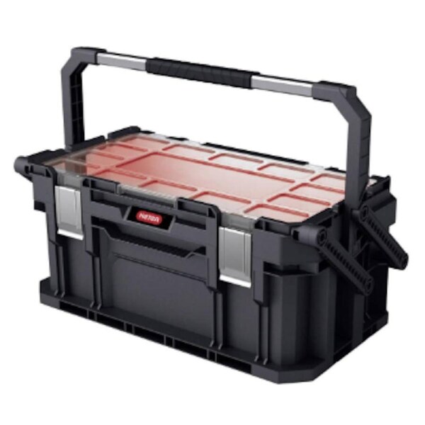 Keter Connect Cantilever Toolbox Black | Woolworths