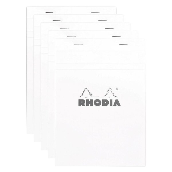 5x Rhodia No.16 Top Stapled A5 Notepad Office Stationery Note Pad 5x5 ...