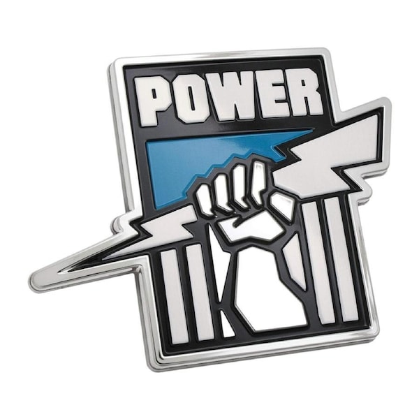 AFL Port Adelaide Power Chrome Supporter Badge 3D Team Fan Emblem Car ...