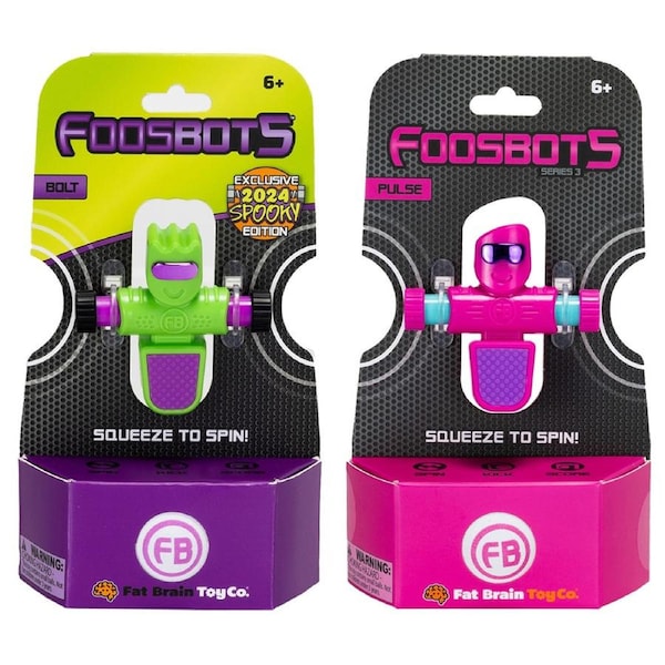Foosbots Series 3Pulse pink And Spooky edition Kids/Childrens Play Toy ...