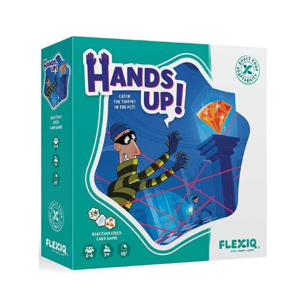 FlexiQ Hands Up! Playing Card Kids/Family Party Game 2-6 Players Set 7y ...