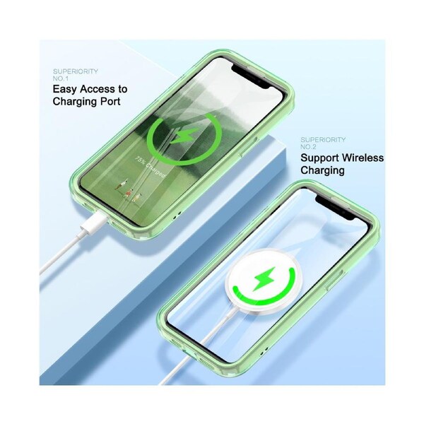 iPhone 12 Case,Shockproof Phone Case ,Scratch-Resistant Back Cover ...