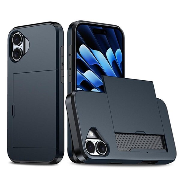 ZUSLAB for Apple iPhone 16 Case Slide Armor Card Holder Protective ...