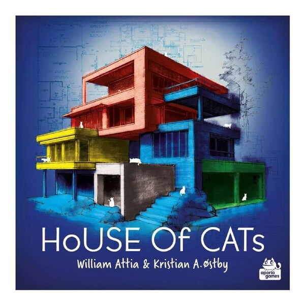 Aporta Games House of Cats Kids/Family Interactive Roll and Write Game ...