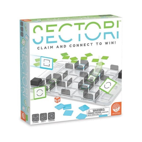 MindWare Sectori Kids/Family Interactive Strategy Play Tabletop Board ...