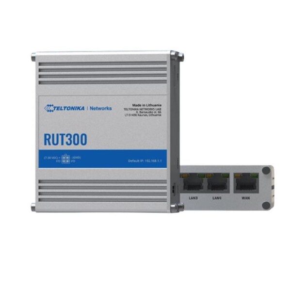 Teltonika RUT300 Industrial Ethernet Router, Rugged Industrial Ethernet ...