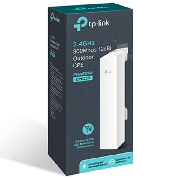 TP-Link CPE220 2.4GHz 300Mbps 12dBi Outdoor CPE AP.,Client,AP Router,AP ...
