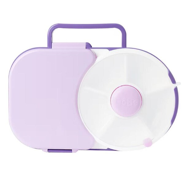 GoBe 2-in-1 Lunchbox With Original Snack Spinner - Purple | Woolworths