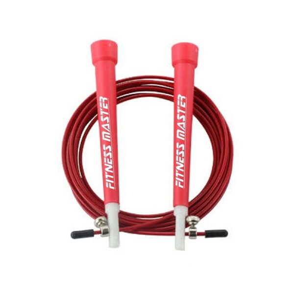 Fitness Master 3M Adjustable Steel Skipping Ropes, Jump Cardio Exercise ...