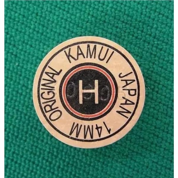 Layered Kamui Japan Pool Snooker Billiard Cue Tip Original TAN HARD ...