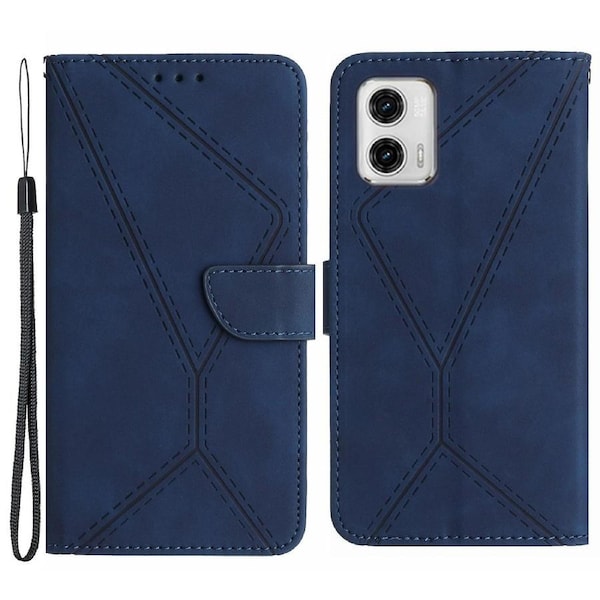 HT05 Phone Case for Motorola Moto G53 5G/G23 4G/G13 4G Leather Flip ...