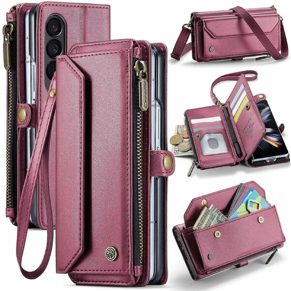 CaseMe Phone Case for Samsung Galaxy Z Fold4 5G Leather Cases | Woolworths