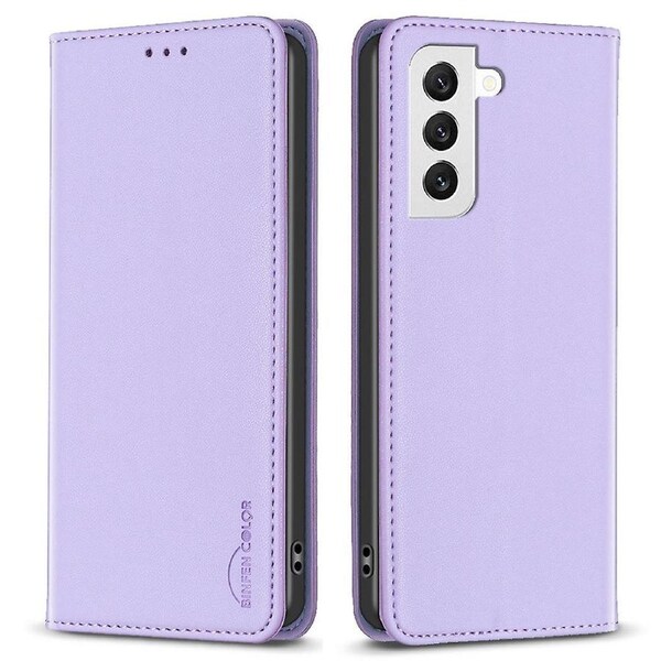BINFEN COLOR BF18 For Samsung Galaxy S22 5G PU Leather Card Slot Cover ...