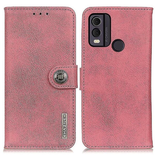 KHAZNEH for Nokia C22 PU Leather Cell Phone Wallet Stand Case Cowhide ...