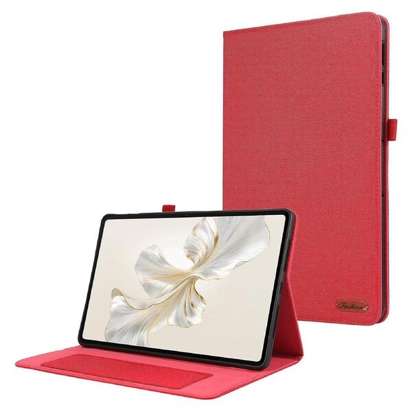 For Honor Pad 9 Leather Case Cloth Texture Tablet Cover Stand with Card ...