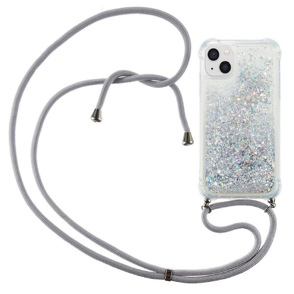 Mobile Phone Cover For iPhone 15,Liquid Sequins Case TPU Cell Phone ...