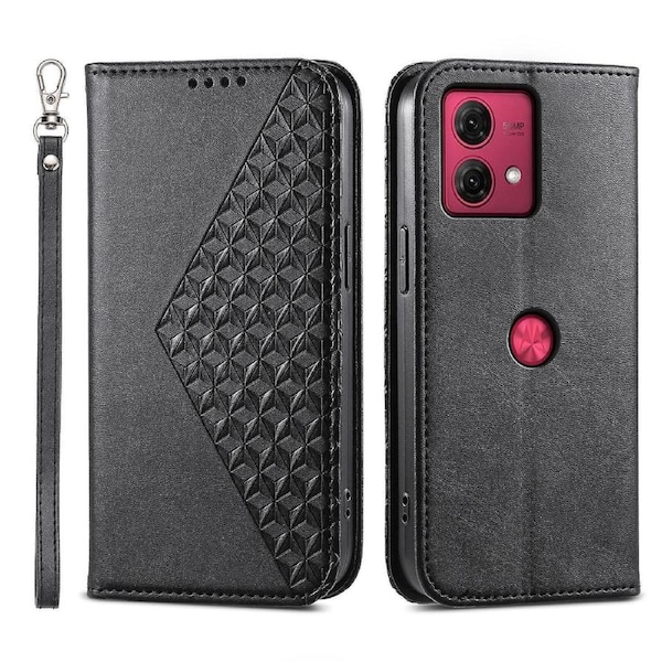 For Motorola Moto G84 5g Case Magnetic Auto Closing Phone Leather Cover ...