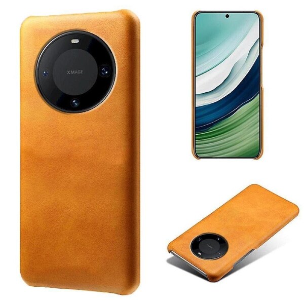 For Huawei Mate 60 Phone Case Pu Leather + Pc Cover Calf Texture Anti ...