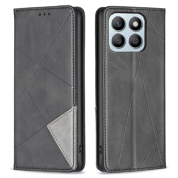 For Honor X8b 4G Phone Case Imprinted PU Leather Cover with Card Slots ...