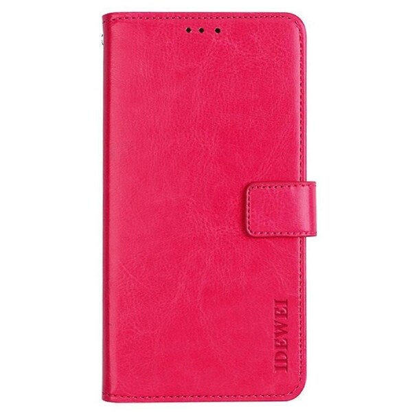 Idewei Folio Flip Crazy Horse Texture Leather Stand Case Phone Cover ...