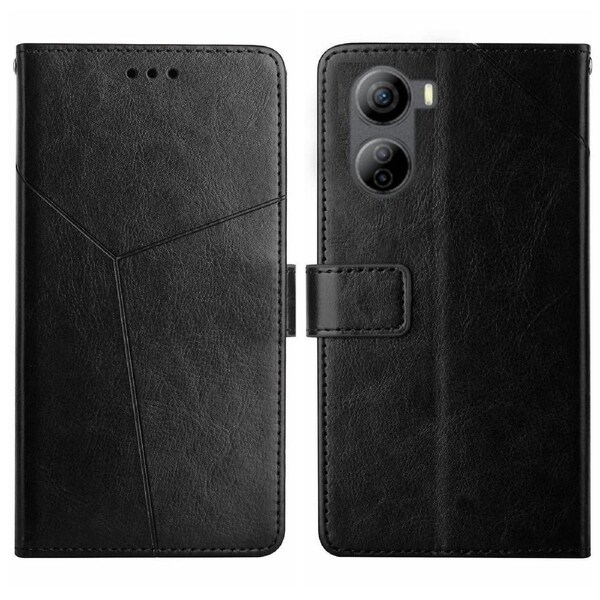 HT01 For ZTE Libero 5G IV Case Imprint PU Leather+TPU Phone Wallet ...