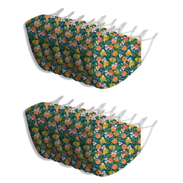 12x Splosh Adult Reusable Face Mask Cover w/ Adjustable Strap 12y ...