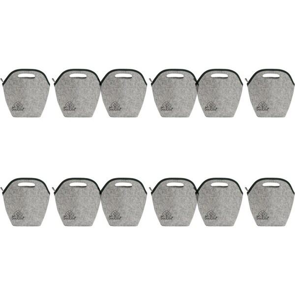 6x 2PK EcoSouLife Reusable Insulated Food Bag/Lunchbag Storage w ...