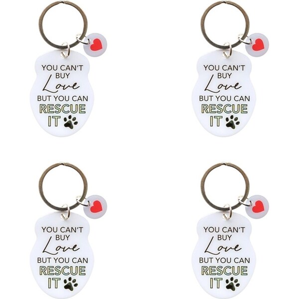 4x Splosh Pet Rescue Keyring Animal Keychain Hanging Bag Charm ...