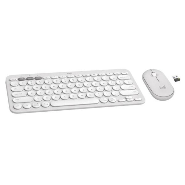 Logitech Pebble 2 Keyboard and Mouse Combo - Tonal White | Woolworths