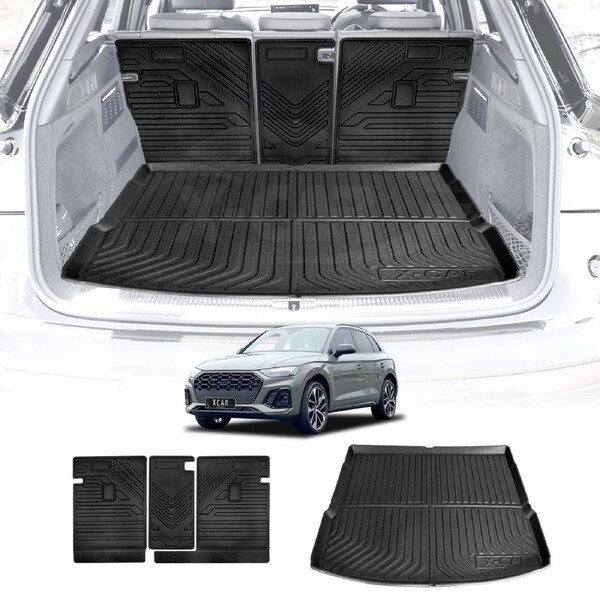 Boot Liner Back Seat Protector for Audi Q5 SQ5 2017-2025 All Weather ...