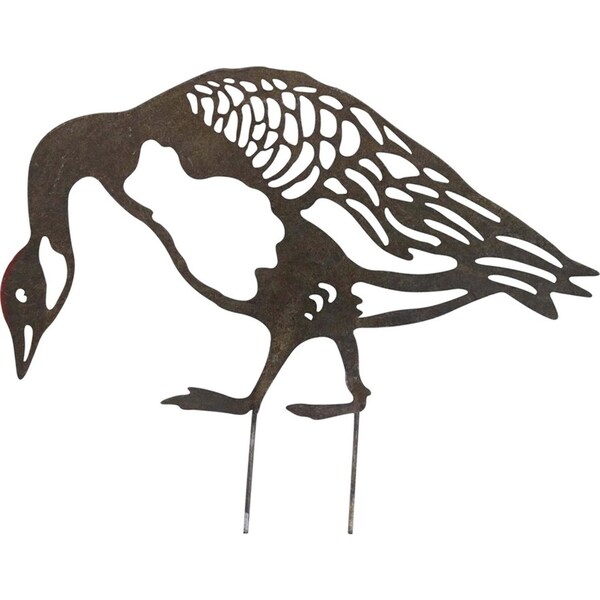 LVD Metal Garden Stake Goose Pippin Decorative Outdoor Lawn/Yard Decor ...