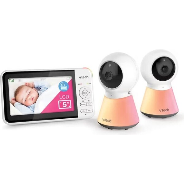 VTech Full Colour Baby/Infant Video & Audio Monitor Twin Camera Pack ...