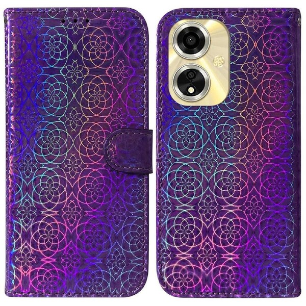 For Oppo A59 5G/ A2m 5G Case Dazzling Flower PU Leather Folio Flip ...