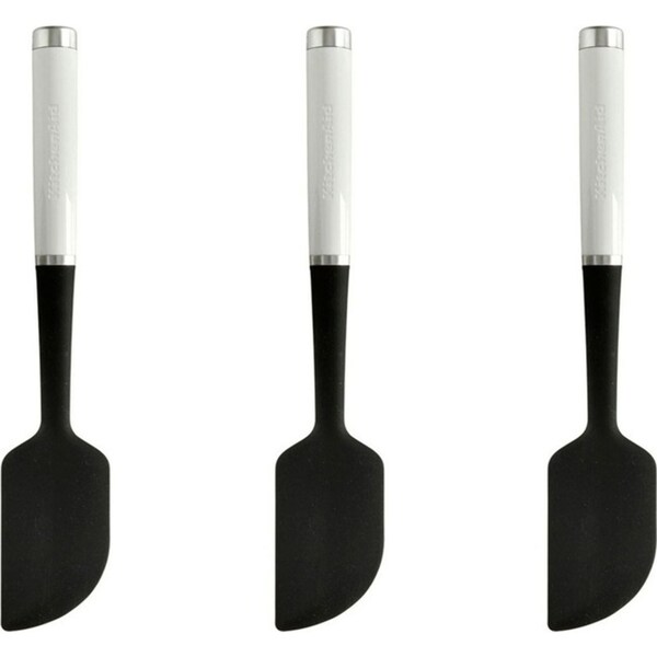 3x KitchenAid Silicone/Plastic Scraper Spatula Kitchen Cooking Utensil ...