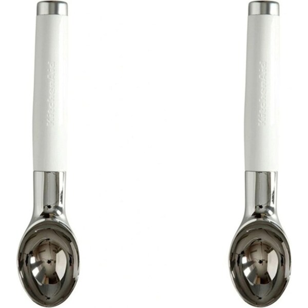2x KitchenAid Ice Cream Dessert Scoop Classic Gloss Handle Kitchenware ...