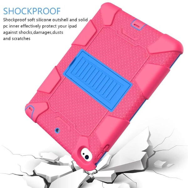 Silicone+PC Case 3-Layer Anti-fall Protective Cover Tablet Stand For ...