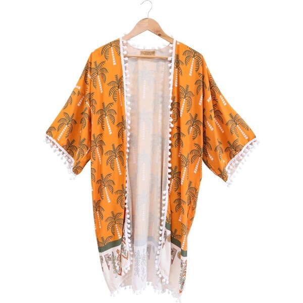 LVD Women/Ladies Bahamas Beach Cover Up Summer Robe Dress Polyester One ...