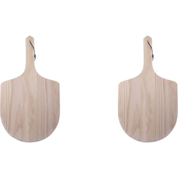 2x Al Dente Wood Pizza Paddle Board Home Kitchen Cooking Serveware ...