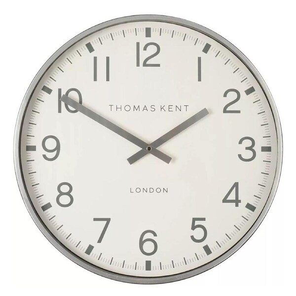 Thomas Kent 30cm Clocksmith Wall Clock - Silver | Woolworths