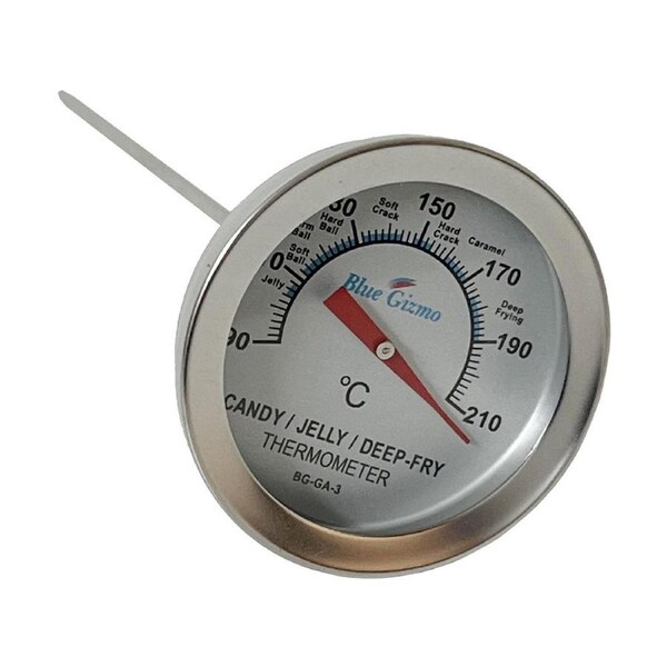 Blue Gizmo Candy / Jelly / Deep Fry Stainless Steel Thermometer 90-210 ...