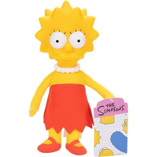 The Simpsons Lisa Simpson Wave 1 Basic Plush | Woolworths