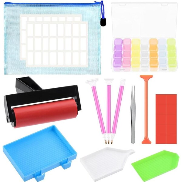 23Pcs DIY Diamond Painting Tool Kit, 5D Diamond Painting Tool, Diamond ...