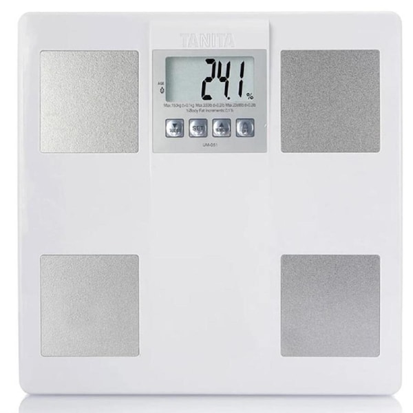 Tanita Body Fat / Hydration Monitor Scales 150Kg Capacity in White ...