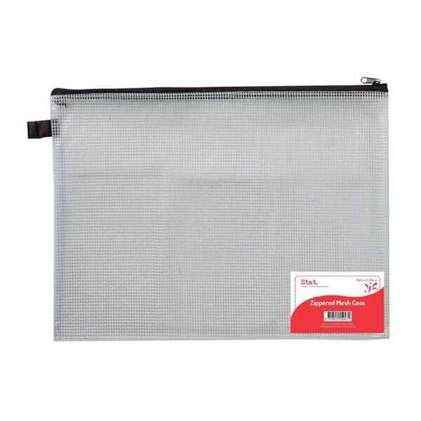 Stat Large Zippered Mesh Data Handy Case (360x270mm) | Woolworths