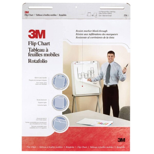 Post-it Flip Chart Pad White (635x762mm) | Woolworths