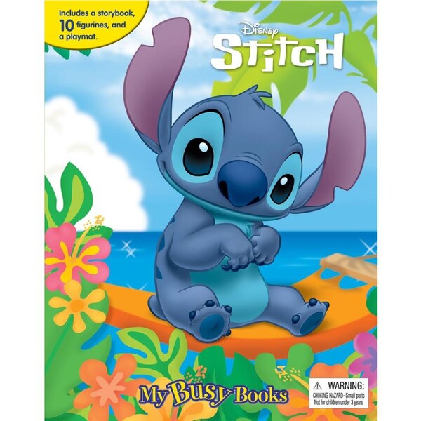 Disney Stitch My Busy Books Kids/Children Storybook/Toy Activity Kit 3y ...