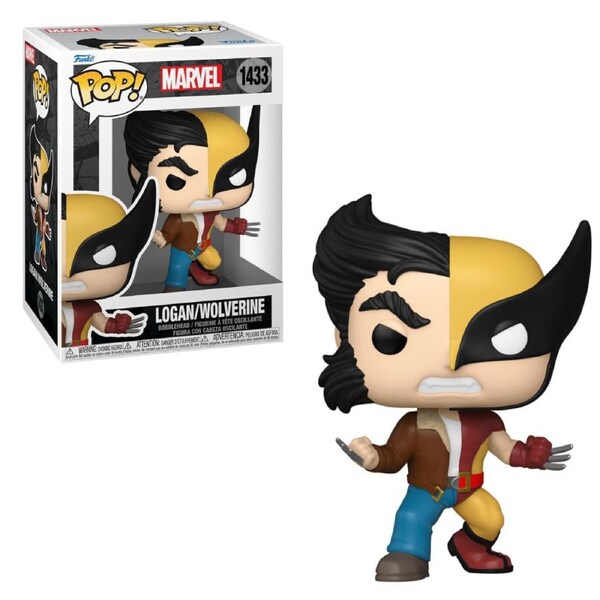 Marvel Comics Logan/Wolverine Split Funko POP! Vinyl | Woolworths