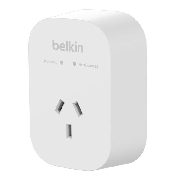Belkin 1-Outlet 1800 J Surge Protection - White | Woolworths